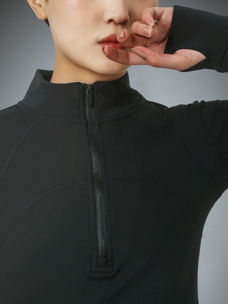 Vernet Thermal Pullover Compression Warmth Qtr Zip Ski-Thermal Womens ...